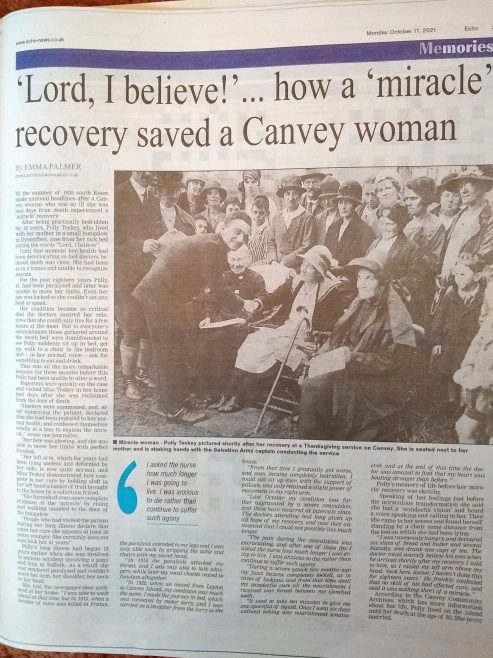 Polly in the Echo. | Polly Teskey | CanveyIsland.org