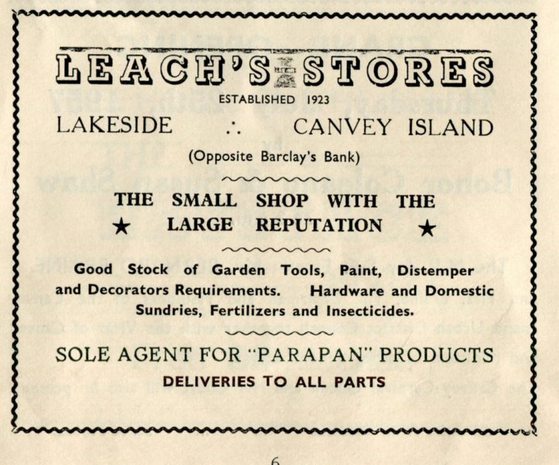 Ghost shop sign | Lakeside Corner - Knightswick Road | CanveyIsland.org