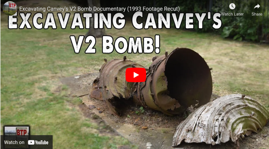 Excavating Canvey's V2 Bomb Documentary | V2 Rocket | CanveyIsland.org