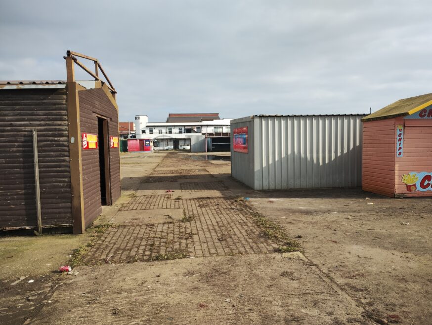 Empty fun fair site. | Leisure Island Fun Park Closes it's doors ...