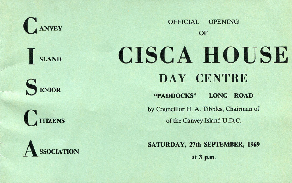 Opening of Cisca House | Brochures, Bert Tibbles, Harry Whitcomb ...