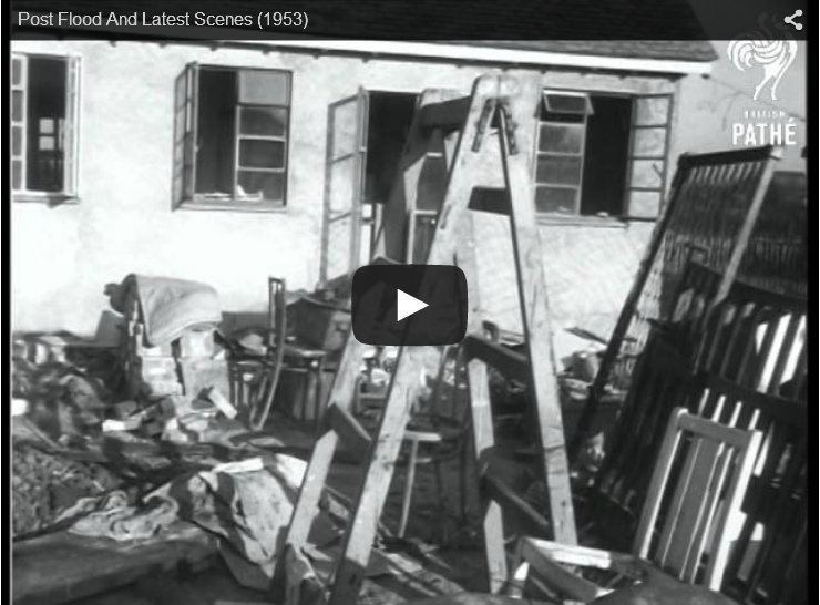 Canvey Floods 1953 The Clean Up | British Pathe Films, British Pathe ...