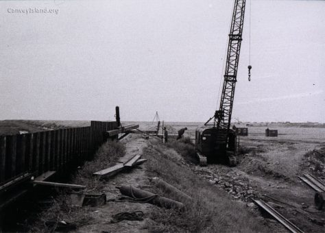 Rebuilding the Seawall in 1953 | 1953 Seawall, 1950s and beyond ...